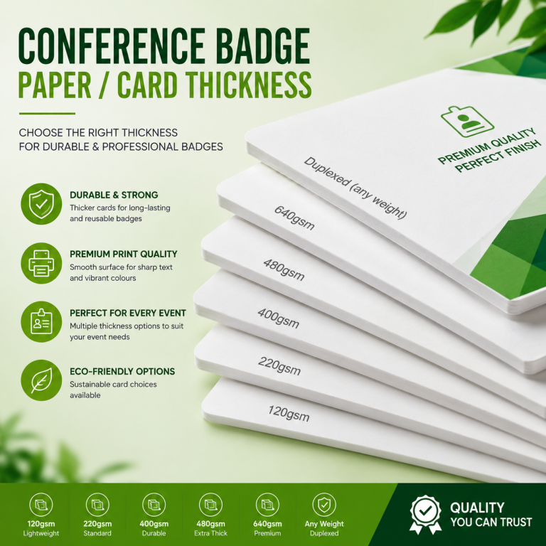 Conference Badges Printing | Badges & Lanyards for Conferences
