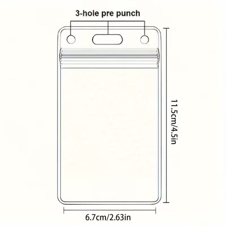Vertical Badge Holder - Badge Printing